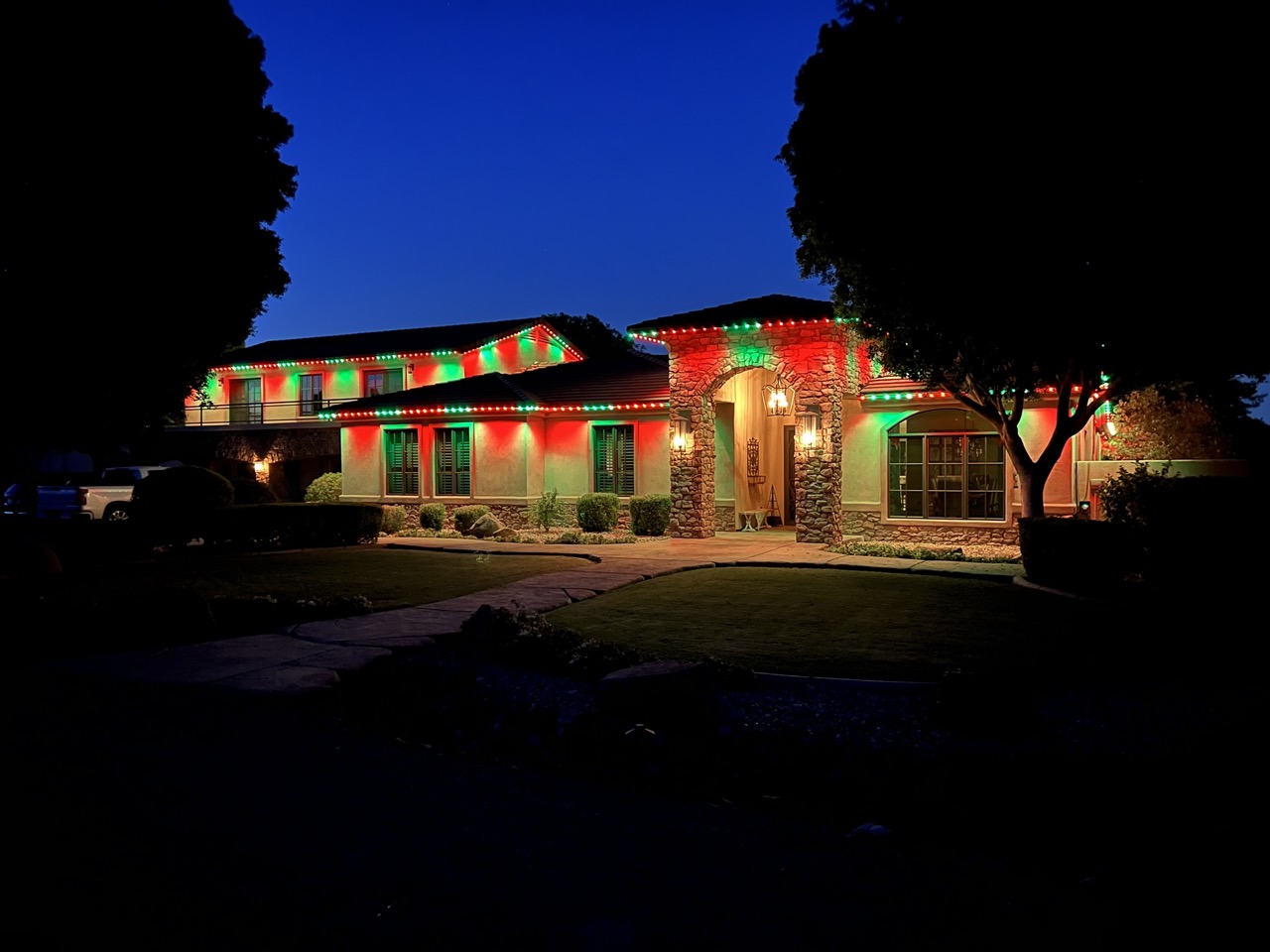 Exterior Trim Lights Phoenix | Permanent Holiday Lighting AZ
